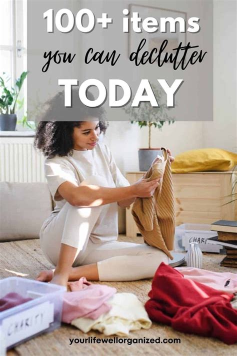 100 Things You Can Declutter In 2021 Declutter Decluttering List Getting Rid Of Clutter