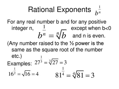 simplify expressions in exponential or radical form ppt download