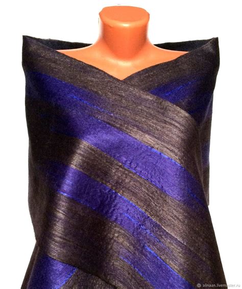 Шарфы и шарфики ручной работы. Шарф мужской валяный "Ниагара ...