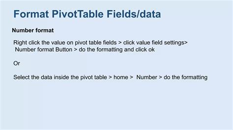 Data Analysis And Visualization Using Ms Excel Pptx Technology