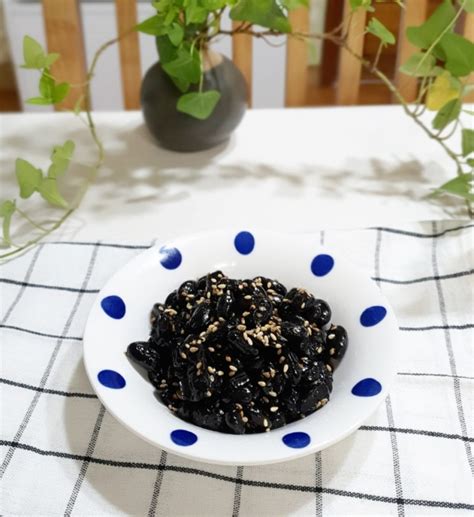 서리태 콩자반 만들기 콩자반 굳지 않게 만드는법 콩1컵 레시피 네이버 블로그