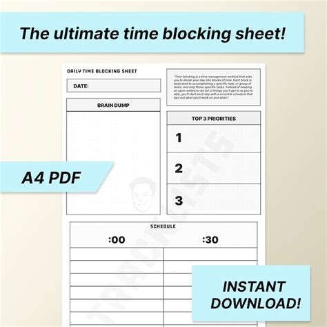 Elon Musk Time Blocking Template