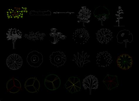 Trees Elevation In DWG 15 21 MB CAD Library