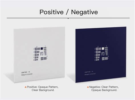 China Customized Usaf 1951 Resolution Test Chart On Ceramic Suppliers