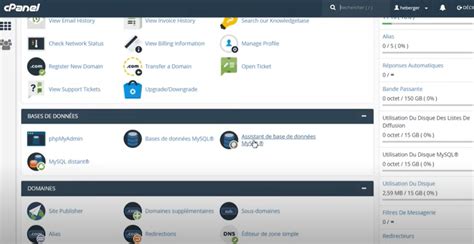 Comment créer une base de données MySQL avec son utilisateur Base