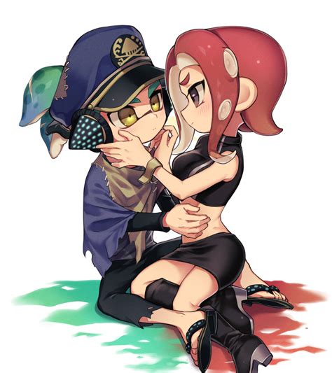 Inkling Player Character Octoling Player Character Inkling Babe Octoling Girl Agent 8 And 1