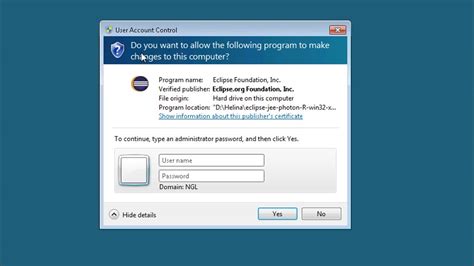 enable standard users to run a program with admin rights in windows