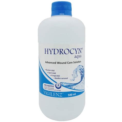 Hydrocyn Aqua Wound Care And Irrigation Solution Cap Closure