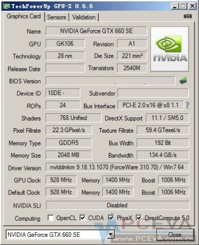 Leak NVIDIA GTX 660 SE Graphics Card On The Way To Compete With HD 7850 Legit Reviews