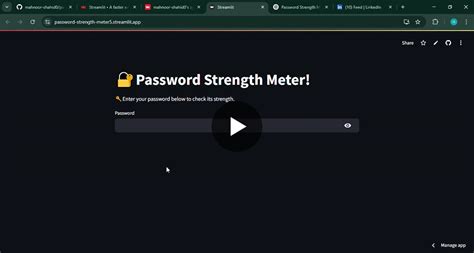 Python Passwordstrength Projectshowcase Learningbydoing Mahnoor Daniyal