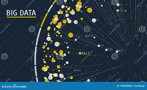 Abstract Big Data Visualization Complex Data Concept Abstract