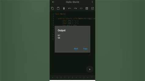 Print Ascii Value Program In Java Youtube