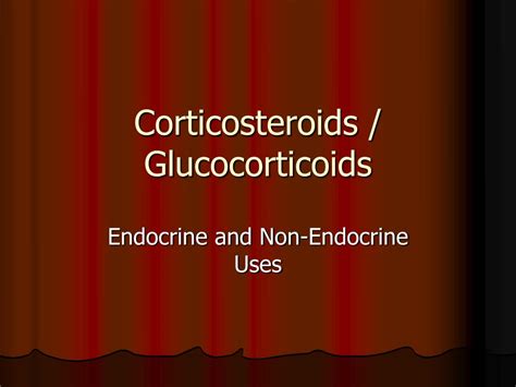 Ppt Corticosteroids Glucocorticoids Powerpoint Presentation Free