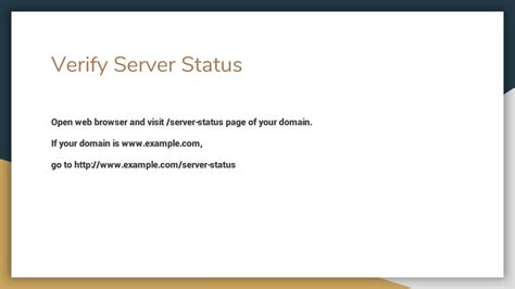 Ppt How To Enable Apache Server Status Dashboard Page Powerpoint Presentation Id11547952