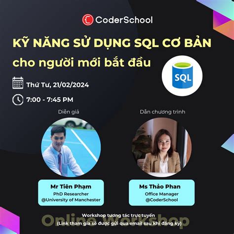 Coderschool It W21 On Linkedin 🚅 Online Workshop KỸ NĂng SỬ DỤng