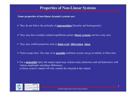 00000 59 Slide Properties Of Non Linear Systems Cas Dsp