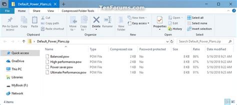 Restore Missing Default Power Plans In Windows 10 Tutorials