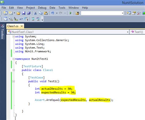 C Nunit Script Creation And Execution Automation Home