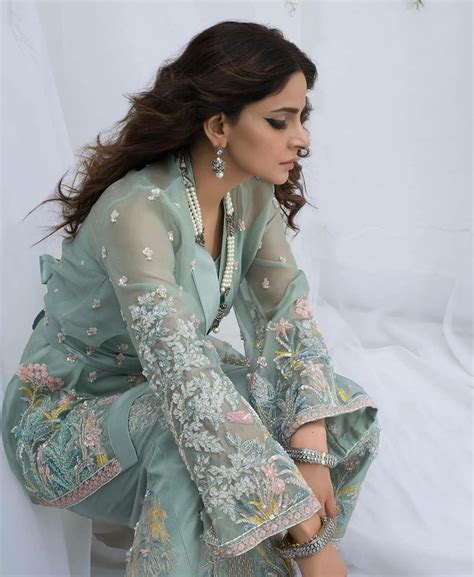 Saba Qamar Stuns In Formal Dresses Reviewitpk