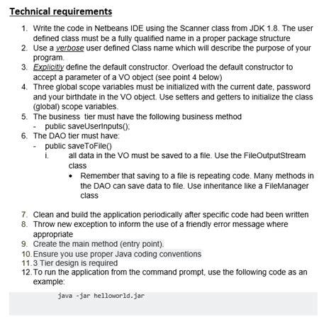 Solved Write A Standalone Java Console Program That Will