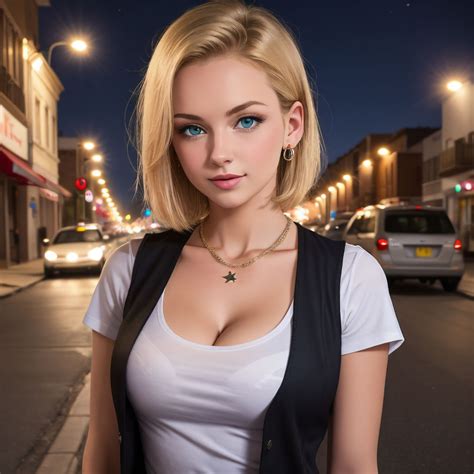 Android 18 By Darknessai On Deviantart