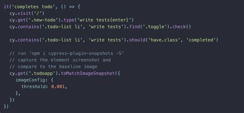 On Linkedin Visual Testing Cypress Documentation