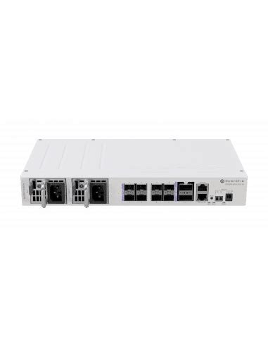 MikroTik Cloud Router Switch CRS510 8XS 2XQ IN 2x100 Gigabit QSFP28 8x25 Gigabit SFP28