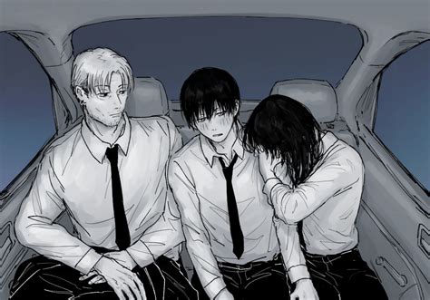 Hayakawa Aki Himeno And Kishibe Chainsaw Man Drawn By Haevaf Danbooru