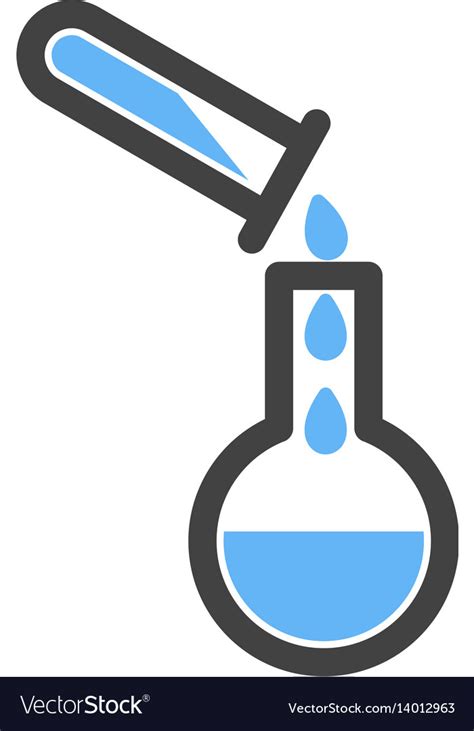 Pouring Chemical Royalty Free Vector Image Vectorstock