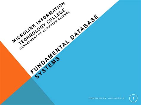 02 Chapter One Part Ii Data Model And Dbms Architecturepptx
