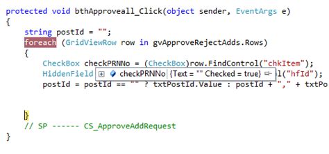 how to find gridview control on button click in asp c asp
