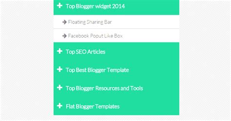 Jquery Responsive Flat Accordion Navigation