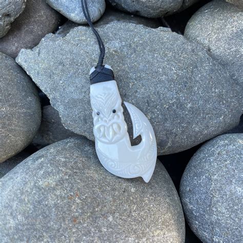 Toki Hei Matau Bone Carving Tarati Design