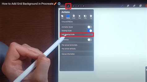 How To Add Grid Background In Procreate