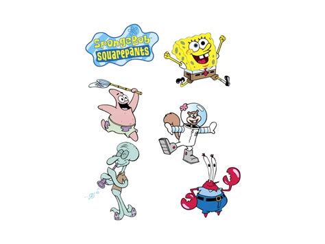 Spongebob Squarepants Characters Svg Spongebob Square