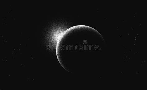 View To Planet In The Deep Space Stock Vector Illustration Of Cosmos View 254090380