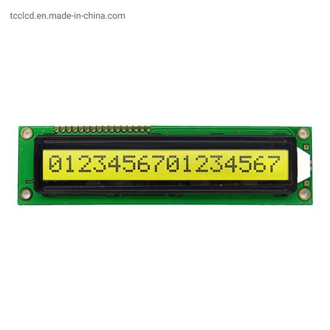 16 Pin 16X1 Character LCD Screen 4 Bit Parallel Interface Stn Monochrome LCD Display 16X1 LCD