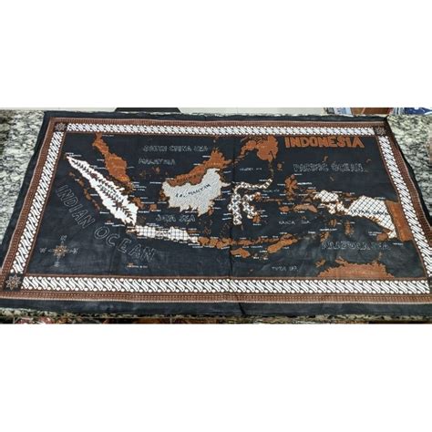 Jual TAPLAK MEJA PETA INDONESIA BATIK HIASAN DINDING SOUVENIR OLEH Shopee Indonesia
