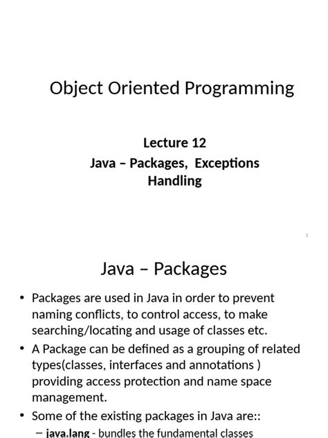 Lec 12 Pdf Class Computer Programming Java Programming Language