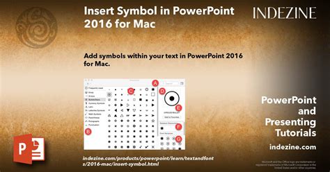 Insert Symbol In PowerPoint For Mac
