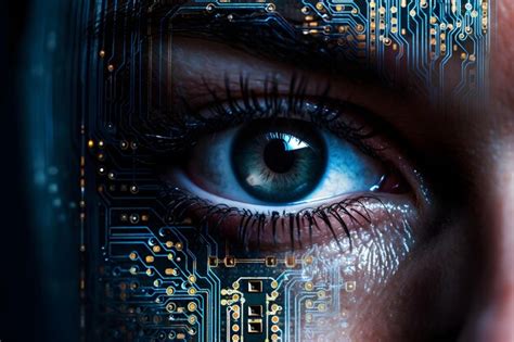 Premium Photo Digital Eye Visualizing Artificial Intelligence A Futuristic Insight
