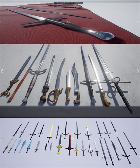 [ unreal engine weapons ] bundle w03 2025 free daz 3d models
