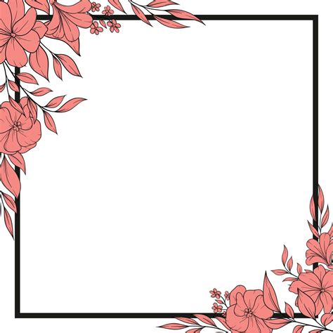 Flower Design Background Flower Background Flower Design Flower Border Design 22356075 Vector