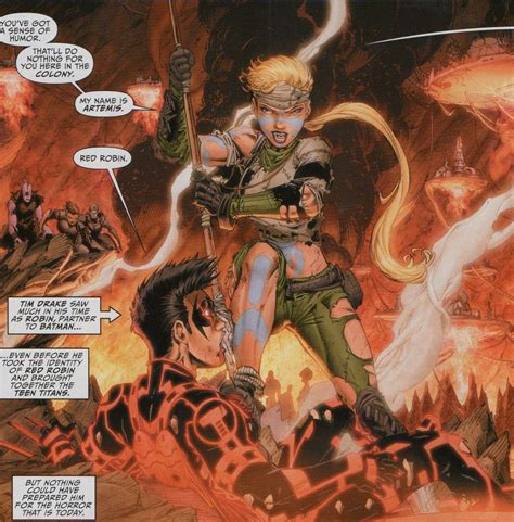 Artemis Crock Artemis Crock Teen Titans Comic Book Cover