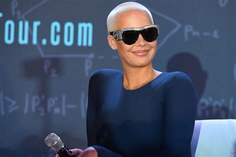Amber Rose Seemingly Gets Massive Forehead Tattoo Hip Hop