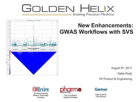 New Enhancements Gwas Workflows With Svs Pdf