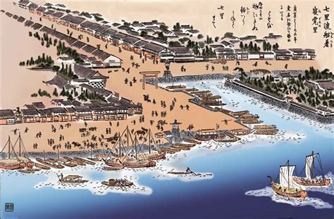 江戸と京を結んだ名古屋の七里の渡し尾張の海の玄関口として東海道最大の宿場町として 歴史人
