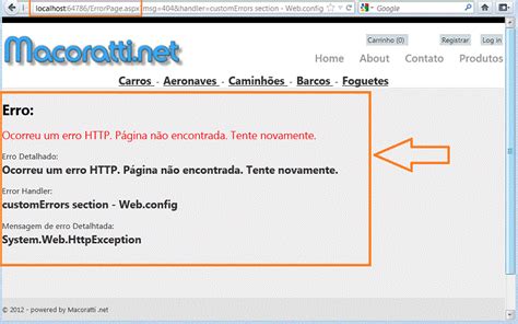 ASP NET 4 5 Web Forms Tratamento De Erros E Registro De Log Parte 09 IMasters