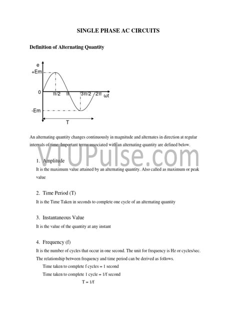 Basic Electricle Mod 2 Pdf Ac Power Inductor