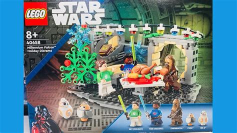 Lego Star Wars Millennium Falcon Holiday Diorama Set 40658 Buy It